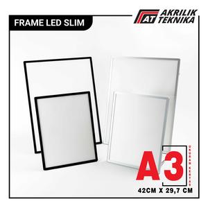 Jual FRAME BINGKAI DISPLAY POSTER LED LAMPU AKRILIK SLIM LIGHT BOX A3 ...