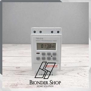 Jual Power Timer Programmable Time Switch Relay 220V 30A - Putih - Kab ...