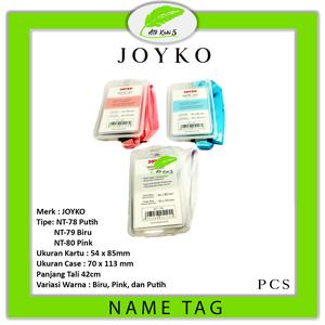Jual JOYKO Name Tag Warna NT-( 78 PUTIH/ 79 BLUE/ 80 PINK) PCS - BIRU ...