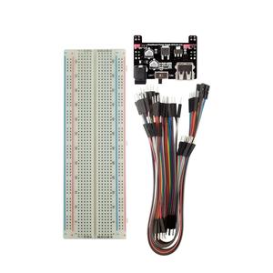 Jual JuaL Robotdyn Breadboard + Power Supply Module + 60 Jumper Wirers ...