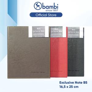 Jual Bambi Exclusive Note B5 26 Lubang Notebook 2526S - Black - Kota ...