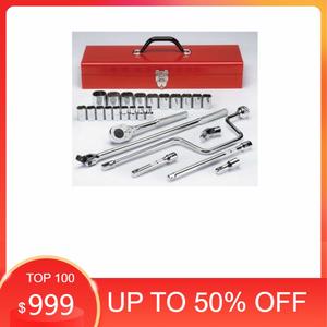 Jual Socket Set 1/2' Drive 26 Piece - 12 Point-J54124 PROTO (PT ...