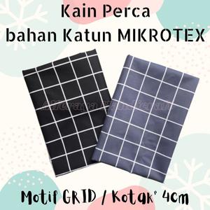 Jual Kain Perca Bahan Katun Microtex Polyester Potongan Kain DIY Motif ...