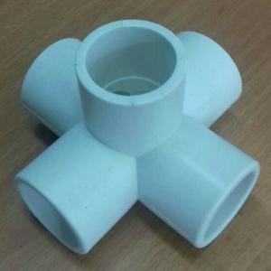 Jual 5 way Sambungan Pipa PVC 1 Putih utk Pembuatan Rak Hidroponik dan ...