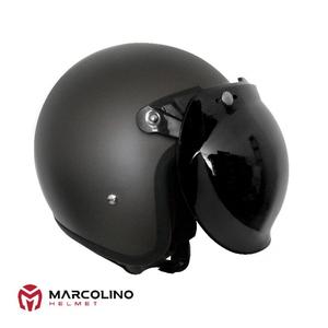 Jual Helm Bogo Retro Marcolino Abu-Abu Doff SNI Bubble Smoke by JMC ...