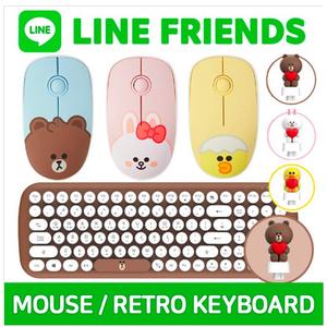 Jual LINE FRIENDS MINI BROWN CONY SALLY WIRELESS MOUSE AND RETRO ...