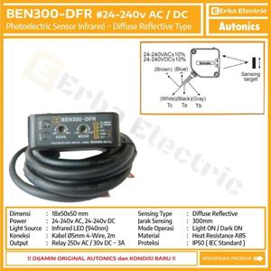 Jual Autonics BEN300-DFR Photo Sensor DiffuseReflective BEN Series 100%Ori - Jakarta Barat ...