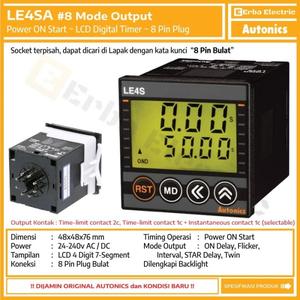 Jual Autonics LE4SA Timer Digital Thumbwheel 1 Stage Preset SV Original ...