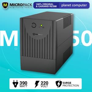 Promo Micropack MFU-650 UPS Anti petir 650VA 390WATT Battery 7Ah Garansi Cicil 0% 3x - Kab ...
