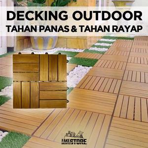 Jual Decking Tile Lantai Kayu Outdoor Uk. 30cm x 30cm Bahan Kayu Jati ...