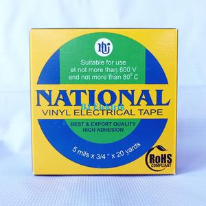Jual Isolasi National PVC Kabel Listrik 19 mm x 20 yard Hitam - Kab ...