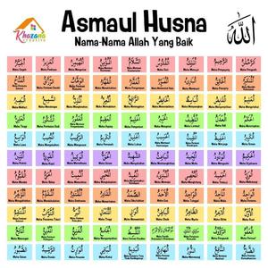 99 ASMAUL HUSNA Nama-Nama Milik Allah Yang Baik Lagi Indah, 57% OFF
