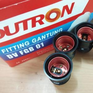 Jual FITING LAMPU TEBAL DUTRON FITTING LAMPU GANTUNG STANDAR E27 Hitam - Kota Tangerang - MITRA ...