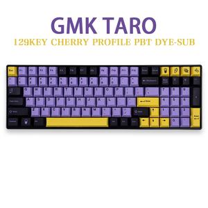 Jual GMK Taro Theme Keycap 129 Keys Cherry Profile PBT DYE-SUB Kamjay ...