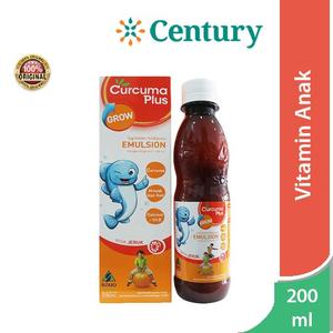 Jual CURCUMA PLUS EMULSION 200ML VITAMIN ANAK OMEGA 3 KURKUMA PLUSNAFSU ...