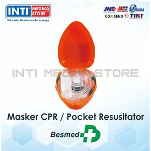 Jual BESMED MASKER CPR POCKET TUBE RESUSITATOR ALAT BANTU PERNAPASAN ...