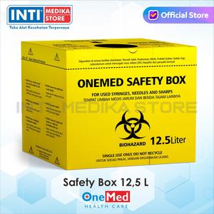 Jual ONEMED SAFETY BOX 12,5 LITER | TEMPAT SAMPAH MEDIS - Kab ...