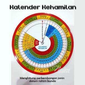 Jual KALENDER KEHAMILAN BUMIL CALENDER HAMIL MENGHITUNG USIA JANIN ...