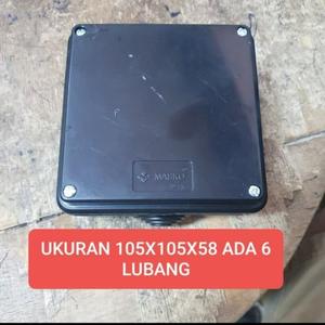 Jual DURADUS 3/4 105X105X58 JUNCTION BOX IP 55 OUTDOOR - masko hitam ...