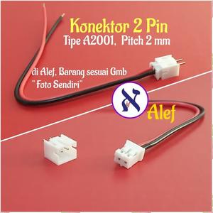 Jual Konektor PH 2 Pin A2001 LHE kabel pitch 2.0 White Housing Socket jst - Kota Surabaya ...