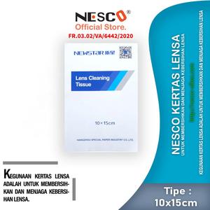 Jual Nesco Kertas LensaMEMBERSIHKAN LENSA ALAT2 MEDIS DAN LABORATORIUM ...