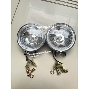 Jual Lampu Tembak Kabut Foglamp Depan Bulat Motor - Mobil Kemasan 2pcs ...