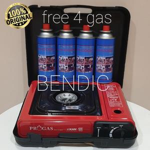 Jual Ready !!! Kompor gas portable dan 4 gas tabung hi cook - Jakarta ...