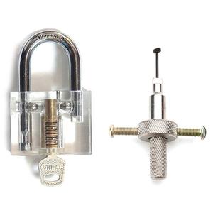 Jual Tool Disc Type Padlock with Disc Detainer Lock Pick Bump Key Tool ...
