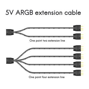 Jual 5v 3-pin Argb Kabel Ekstensi Satu Titik Dua / Empat Argb ...