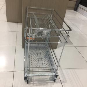 Jual RAK PIRING SLIDING ATAS BAWAH DALAM LEMARI TACO HW-023I DAN HW ...