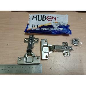 Jual Engsel Sendok Lurus HT-0 Huben / Engsel Pintu Lemari Manual Slide ...