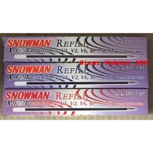 Jual Isi Ballpoint / Pulpen / Pen Merk Snowman Type V1 & V2 - Hitam ...
