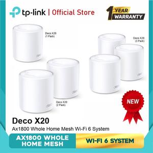Promo TP-LINK DECO X20 1/2/3 PACK AX1800 Whole Home Mesh Wi-Fi 6 System ...