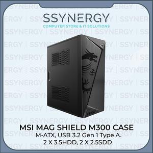 Jual Casing MSI MAG Shield M300 mATX Casing MSI M300 MAG Shield - Kota ...