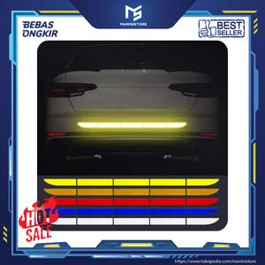 Jual Sticker Reflective Pantulan Cahaya Belakang Mobil Warning Strip ...