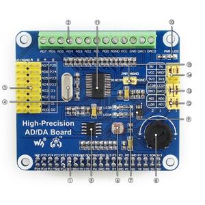 Jual EXPANSION BOARD ADC 24 BIT ADS1256 DAC8532 Raspberry Pi 3B/2B/A+ ...