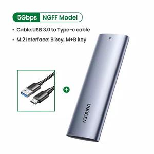 Jual Ugreen SSD Case NGFF M2.SATA M+B Key 5 Gbps 10903 - Jakarta Pusat - Radix Teknologi | Tokopedia