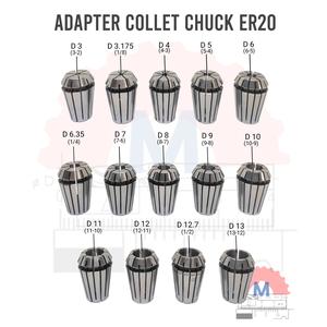 Promo ER20 Spring Collet Adapter collet chuck ER 20 Collet CNC - 9mm ...