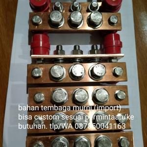 Jual busbar tembaga 5mm x 30mm x 150mm - busbar grounding - tembaga ...