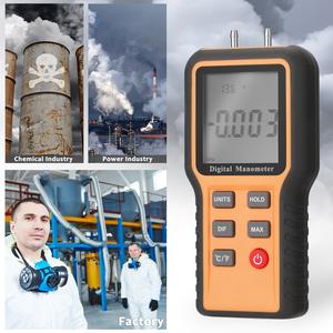 Jual Manometer Pressure Meter Digital Alat Ukur Tekanan Udara Tertutup ...