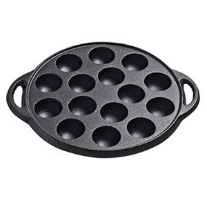 Promo Cabilock Cast Iron Escargot Dish Snail Plate 15 Compartment Cicil ...