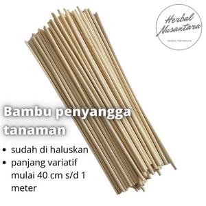 Promo 5 BATANG BILAH BAMBU UNTUK AJIR TANAMAN PANJANG 1 METER - Lebar 3 ...