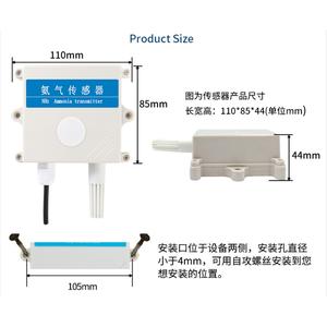 Jual NH3 Ammonia Sensor Transmitter Ammonia Concentration SSS - Kota ...