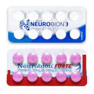 Jual Neurobion & NeurobionForte Strip 10 Tablet - Neuron biru - Kab ...
