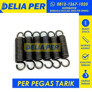 Jual Per tarik kawat 2mm od 19mm panjang 50mm baja - Extension spring ...