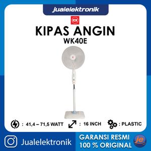 Promo KDK Stand Fan 16 inch Timer 3 Speed WK40E KIpas Angin Cicil 0% 3x ...