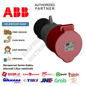 Jual ABB INDUSTRIAL MOBILE SOCKET 32 AMPERE 5 PIN IP44 432BC6 NOT ...