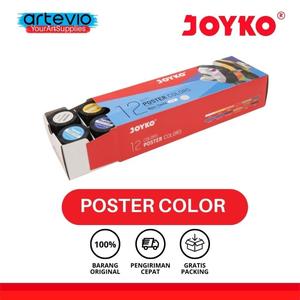 Jual Cat Poster Color Cat Lukis Joyko TiTi POC-10ML-12 Colors 1 Box 12 ...