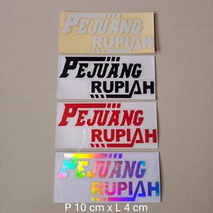 Jual Stiker cutting pejuang rupiah berkualitas - Gambar C - Kab ...