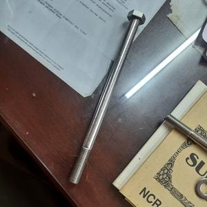 Jual baut stainless m12 x 200 half thread baut panjang kunci 19 12x200 ...